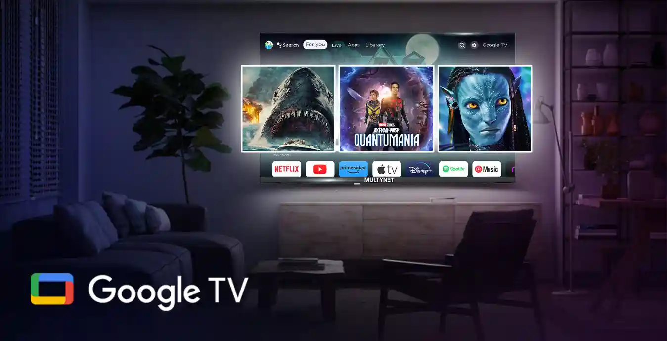 Multynet 55 inch 55NX7 | 4K Certified Android TV | Kharido