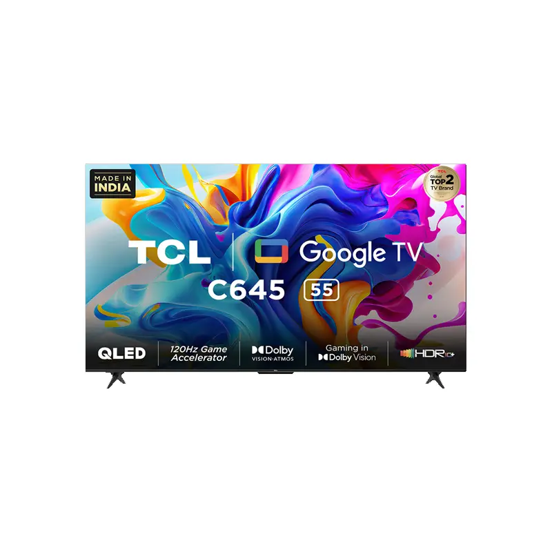 TCL QLED 55 Inch 55C645 | 4K UHD Google TV | Kharido